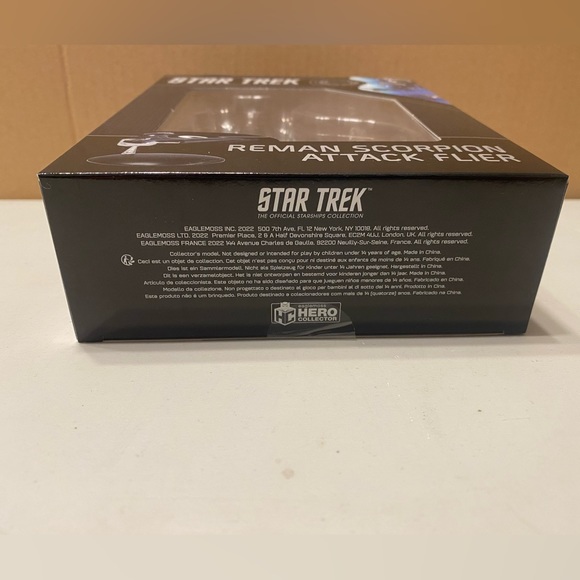 Eaglemoss | Art | Star Trek Eaglemoss New Reman Scorpion Class Attack ...